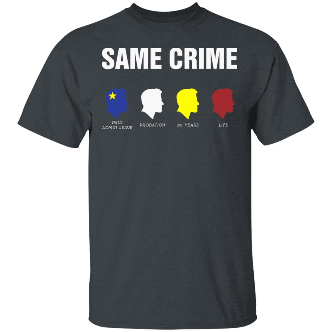 Colin kaepernick Same Crime Different 2020 T Shirt Black Shirts - Tiotee