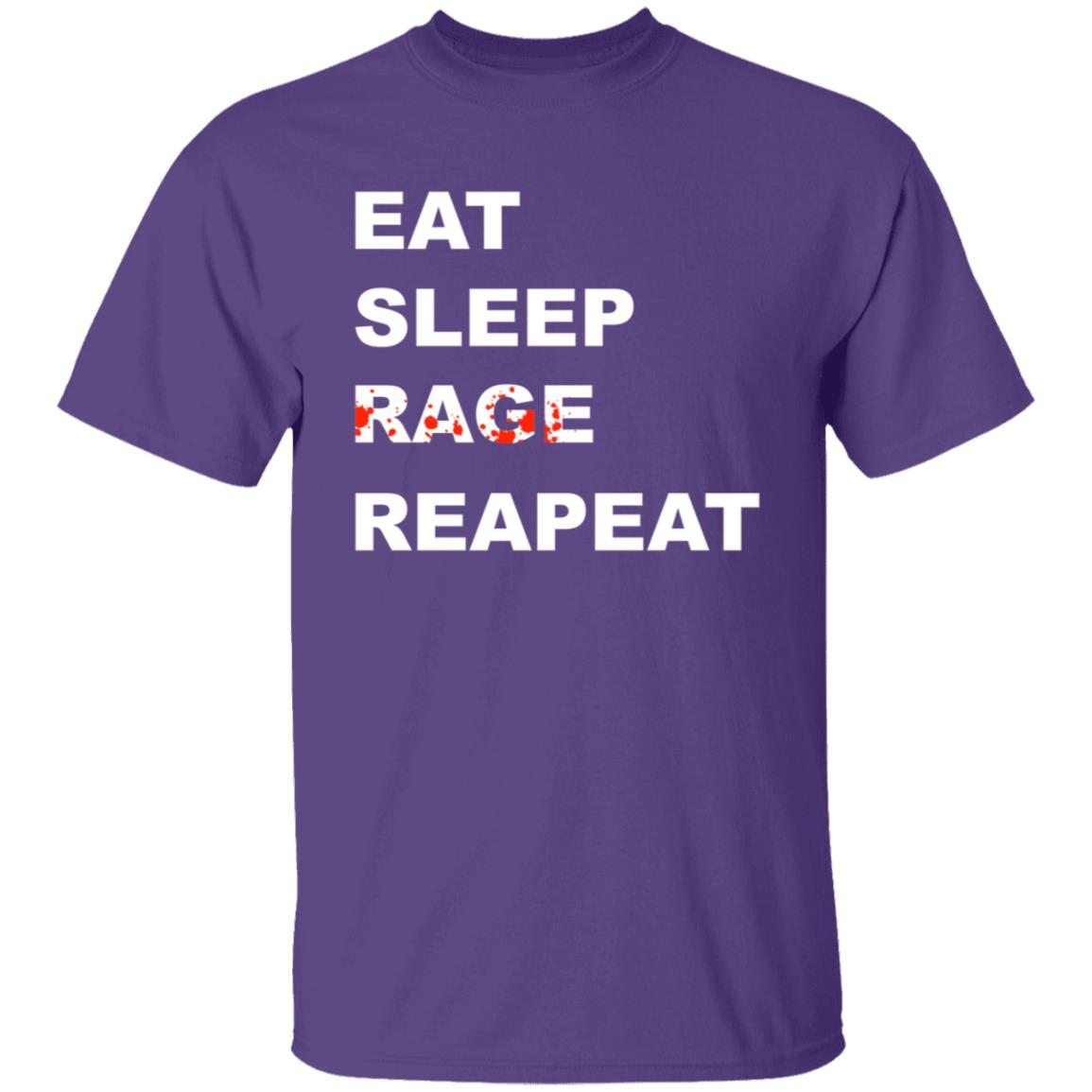 Sullivan King Merch Tyfr Eat Sleep Rage Repeat Shirt - Tiotee