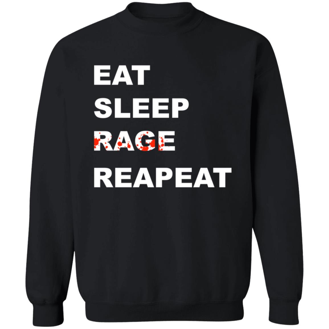 Sullivan King Merch Tyfr Eat Sleep Rage Repeat Shirt - Tiotee