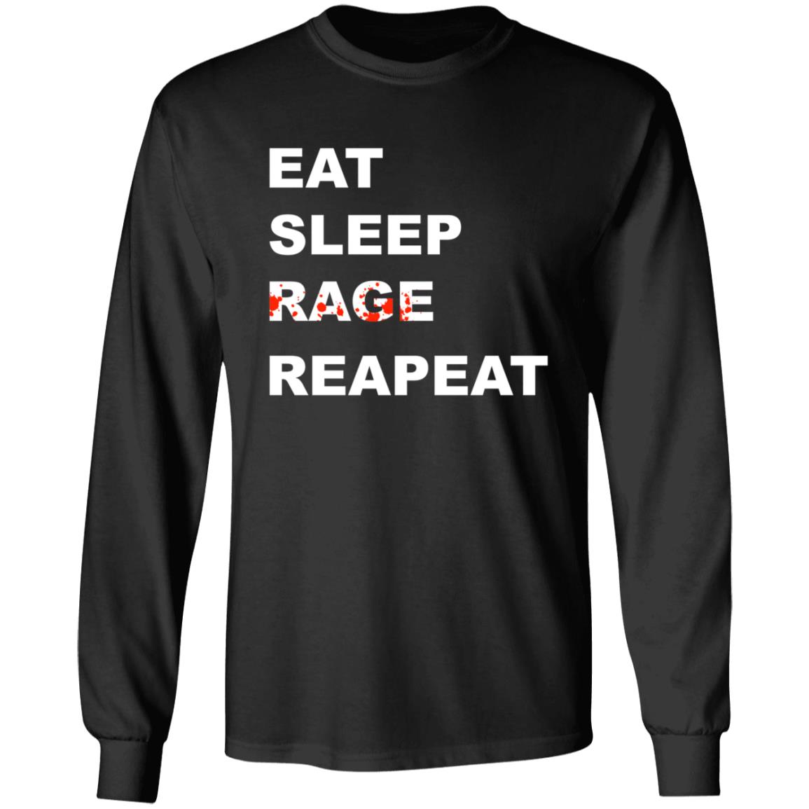 Sullivan King Merch Tyfr Eat Sleep Rage Repeat Shirt - Tiotee