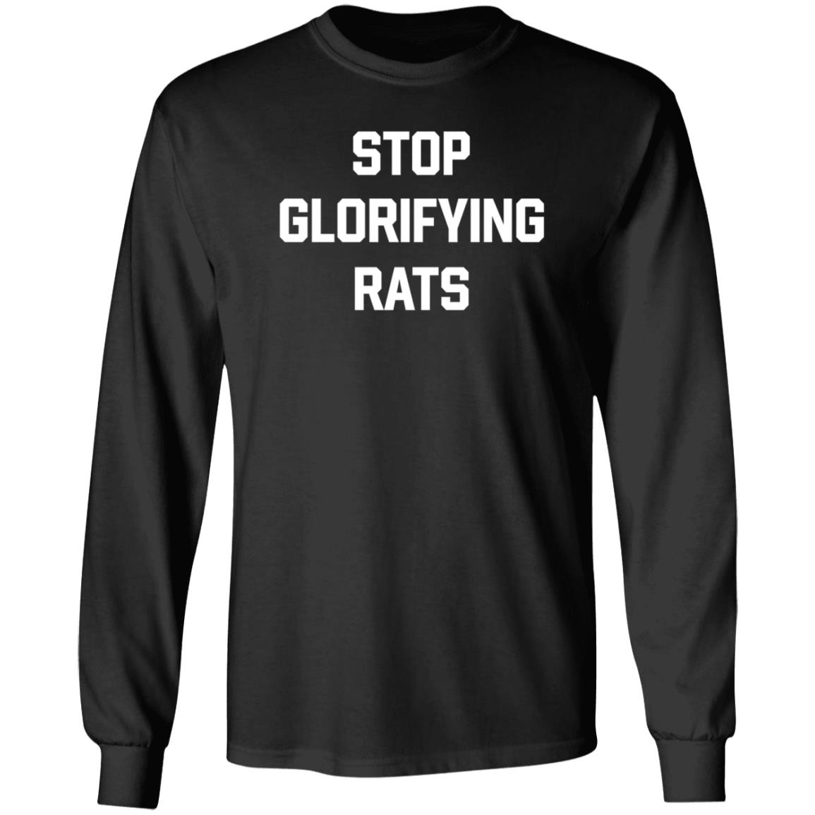 Omerta Mia Merch Stop Glorifying Rats Shirt - Tiotee