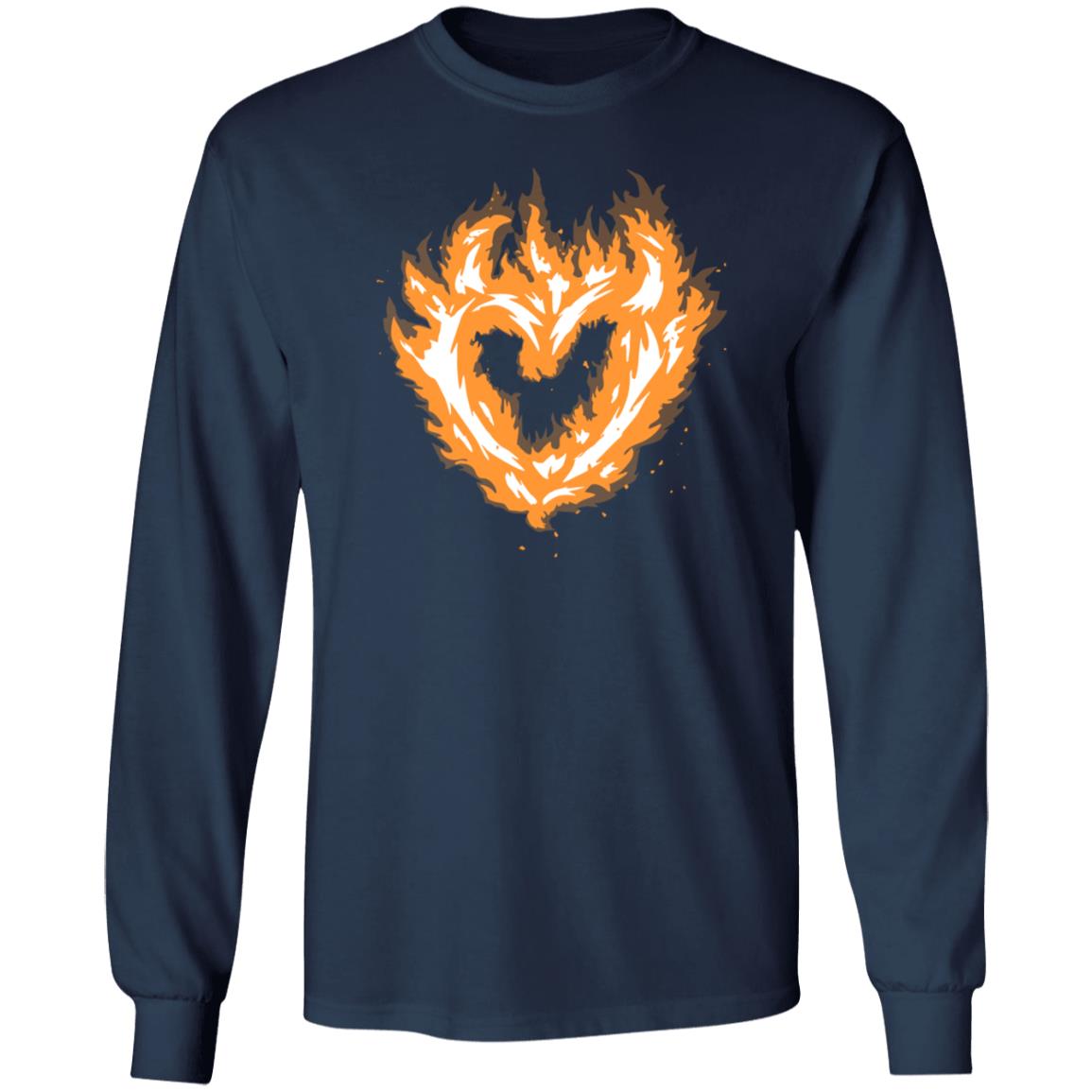 Sapnap Merch Sapnap 4 Million Flame Heart Pullover Hoodie - Tiotee