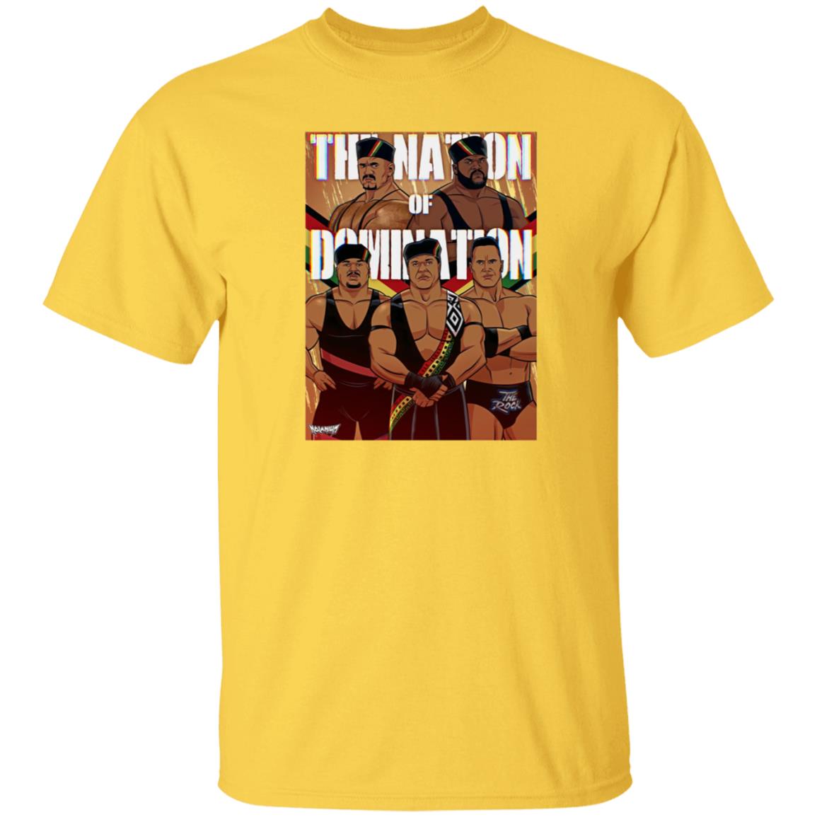 The Nation Of Domination Drawing T Shirt Nolanium - Tiotee