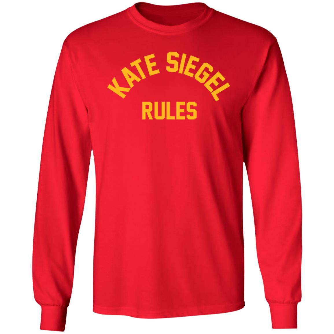 The Kingcast Merch Kate Siegel Rules Shirt - Tiotee