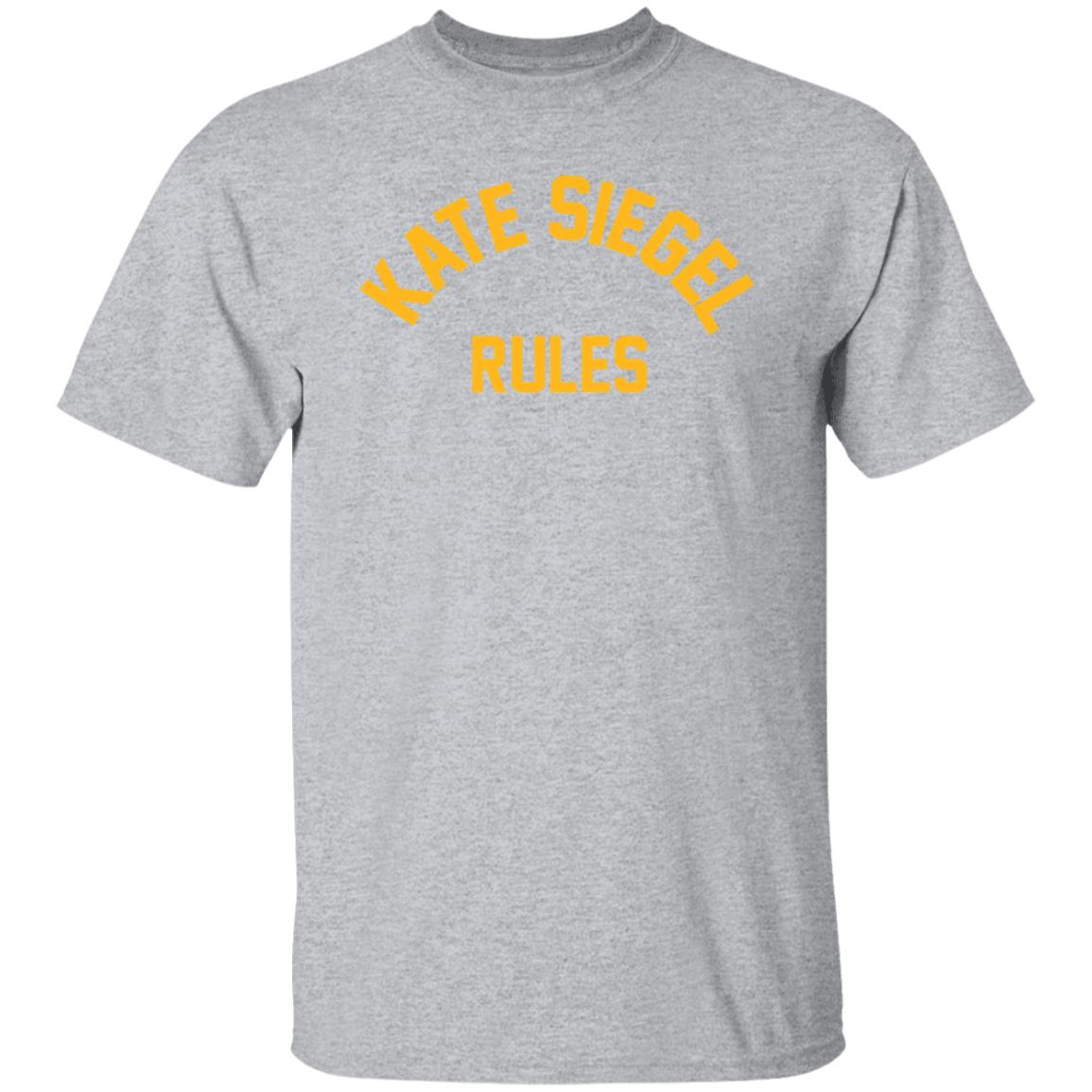 The Kingcast Merch Kate Siegel Rules Shirt - Tiotee