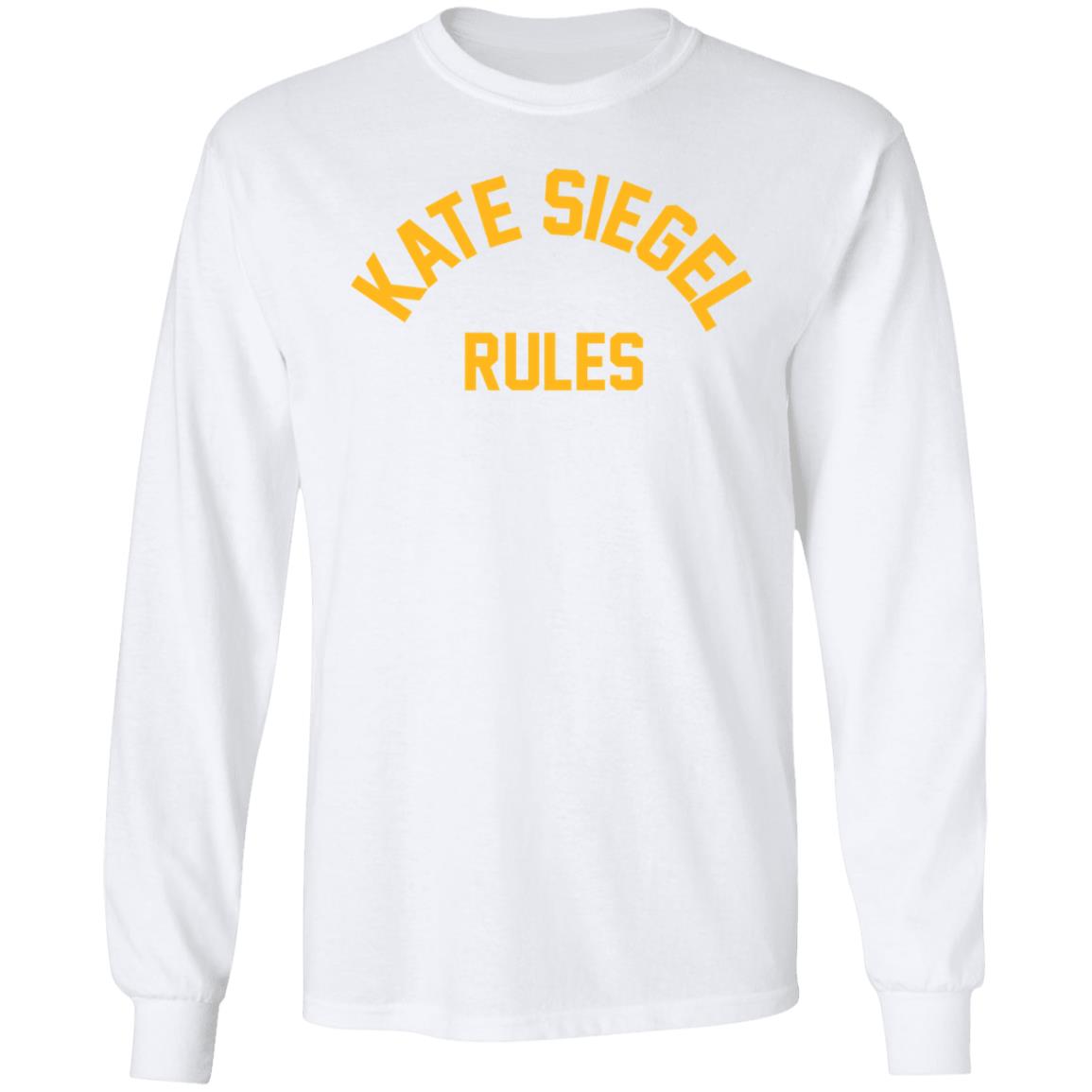 The Kingcast Merch Kate Siegel Rules Shirt - Tiotee