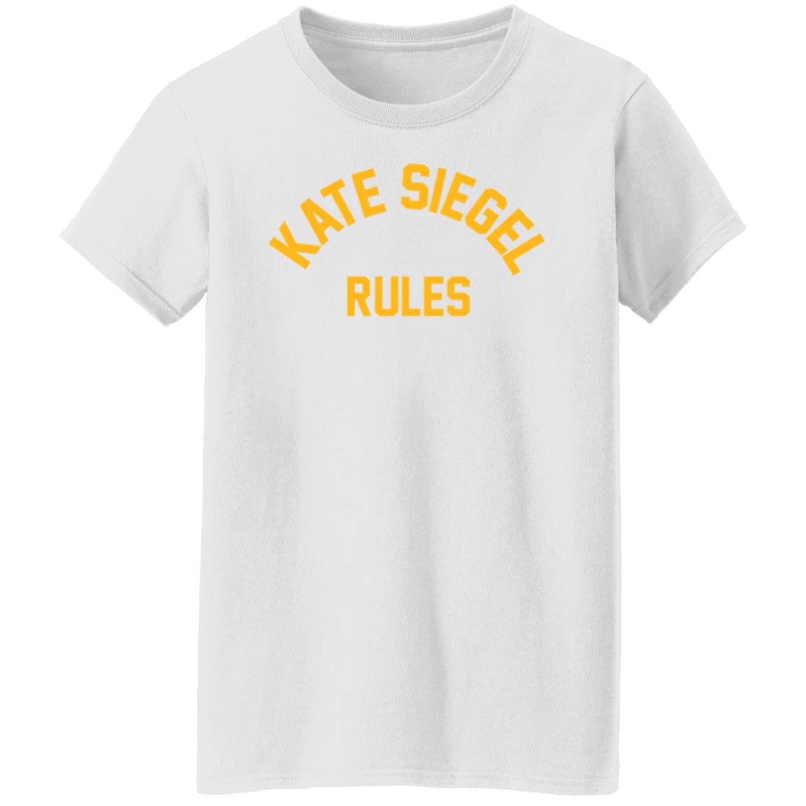 The Kingcast Merch Kate Siegel Rules Shirt - Tiotee