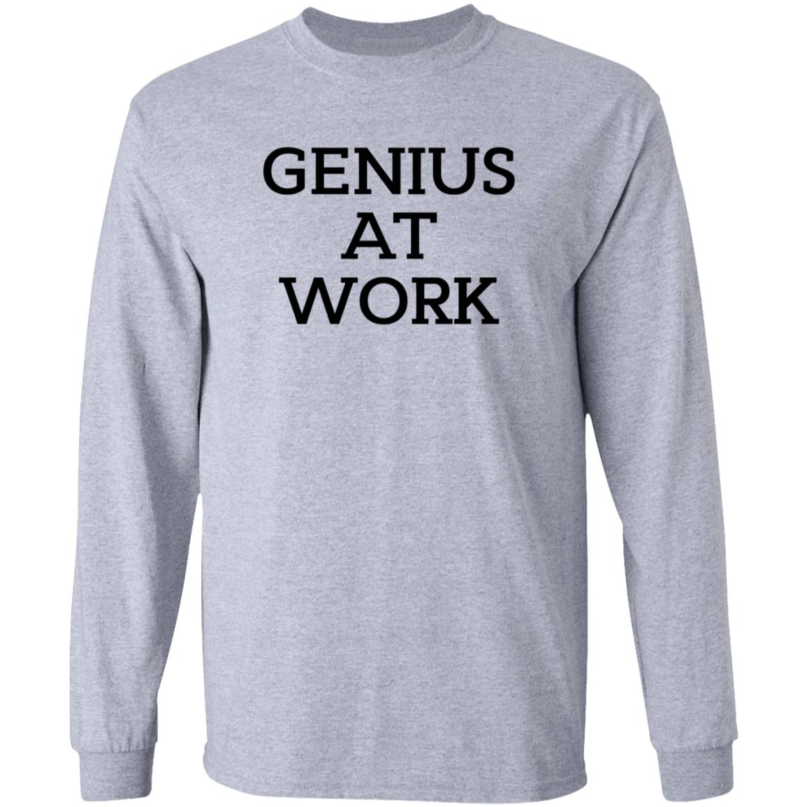 Genius At Work T Shirt - Tiotee