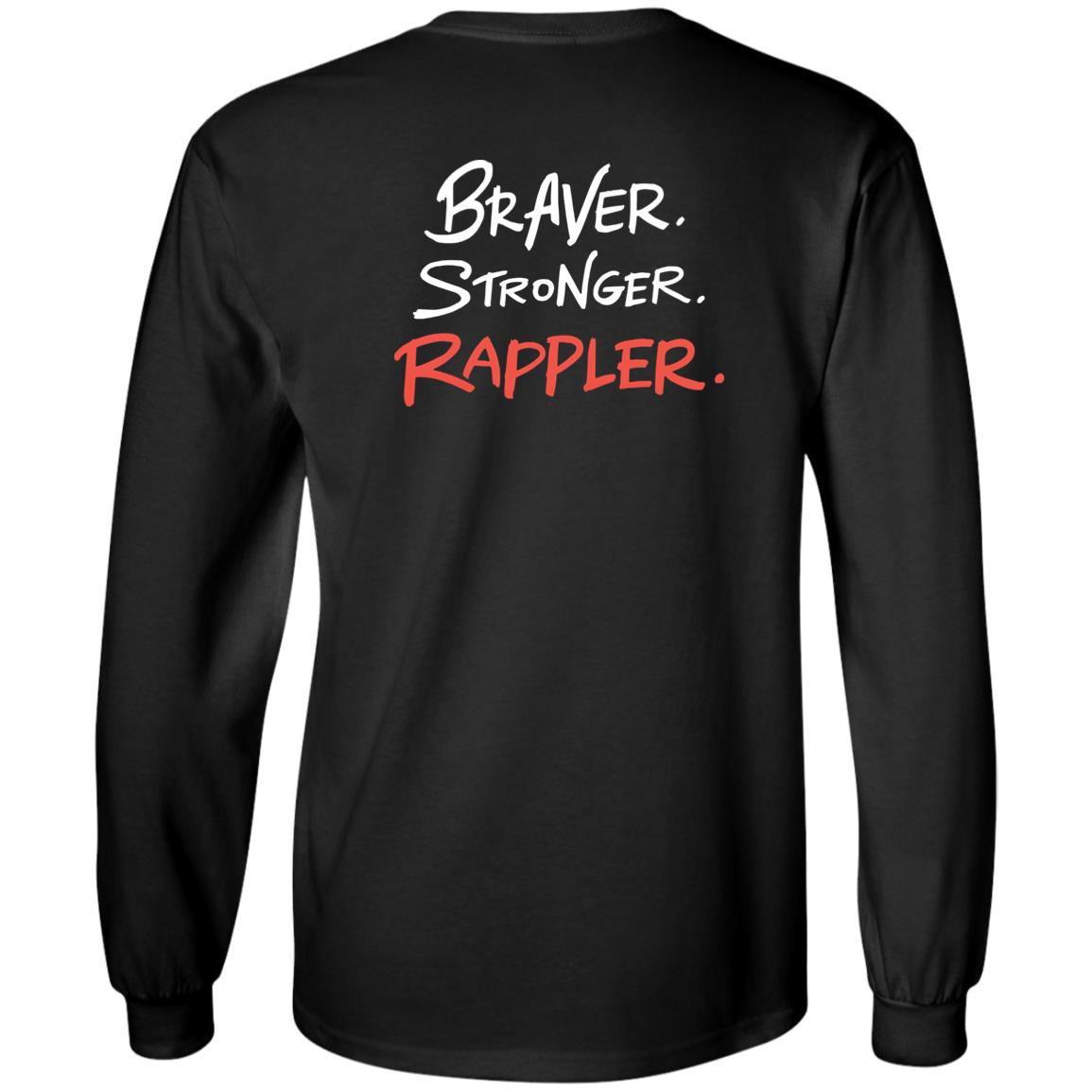Linya-Linya X Rappler Stronger Braver Rappler Shirt - Tiotee