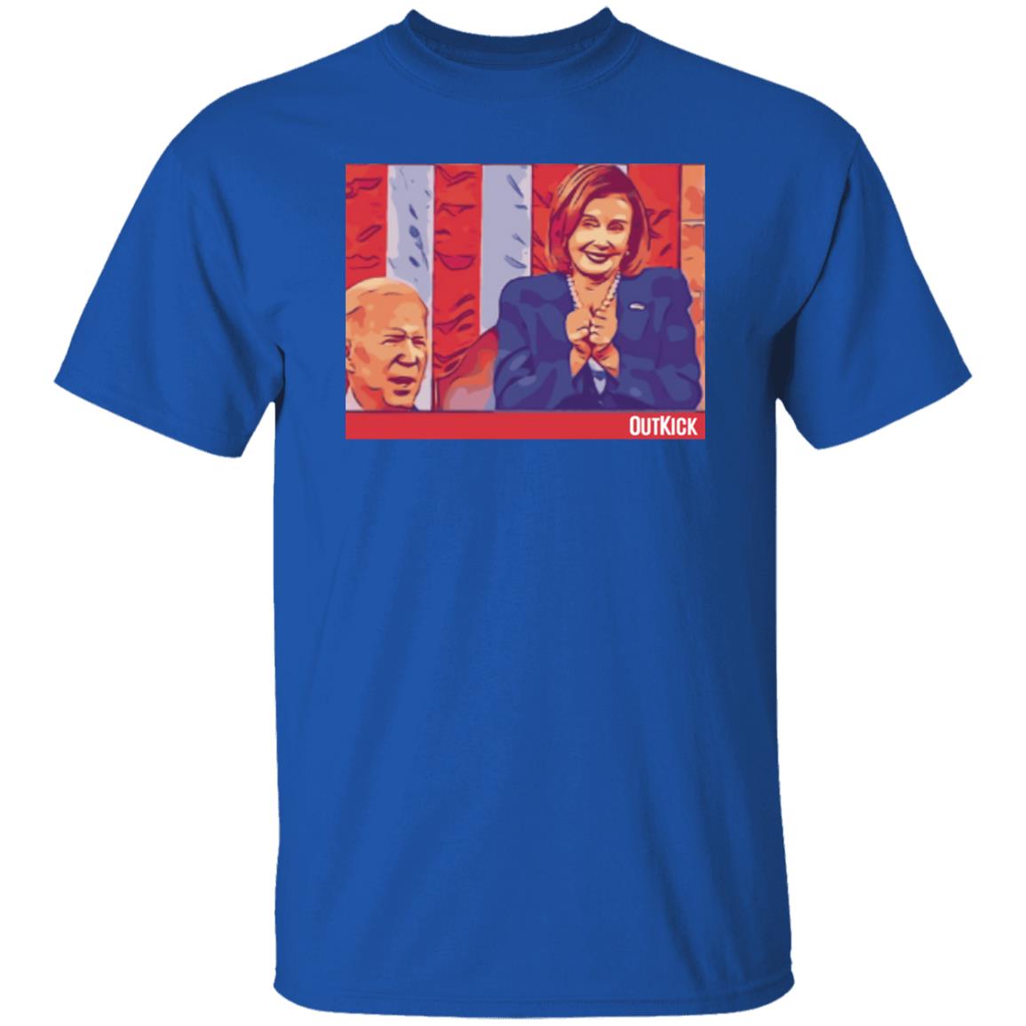 Creepy Pelosi Shirt Outkick Merch - Tiotee