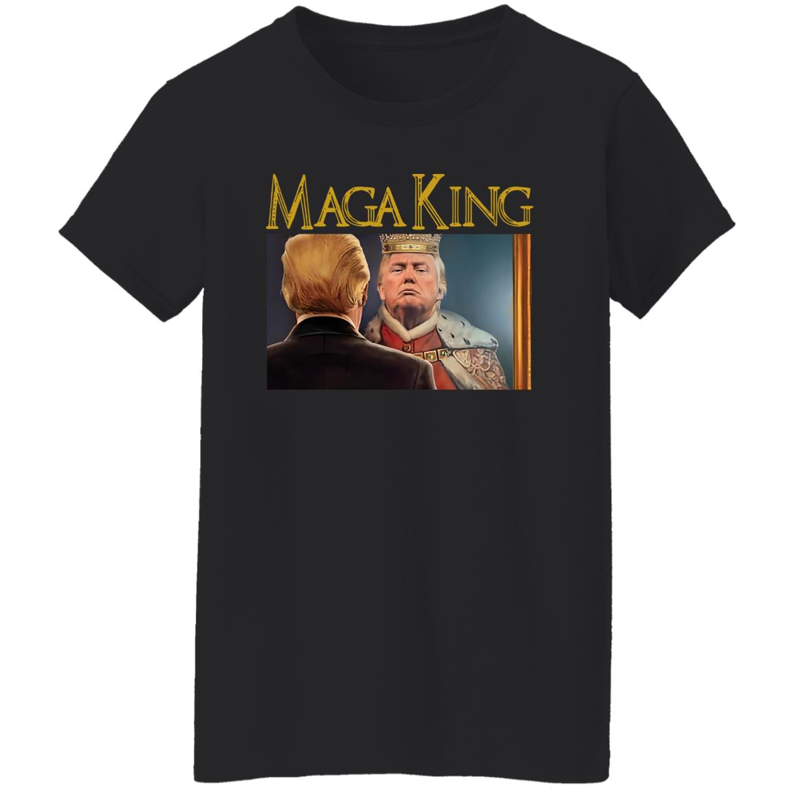 Her Smiles Merch King Donald Trump Maga King Shirt - Tiotee