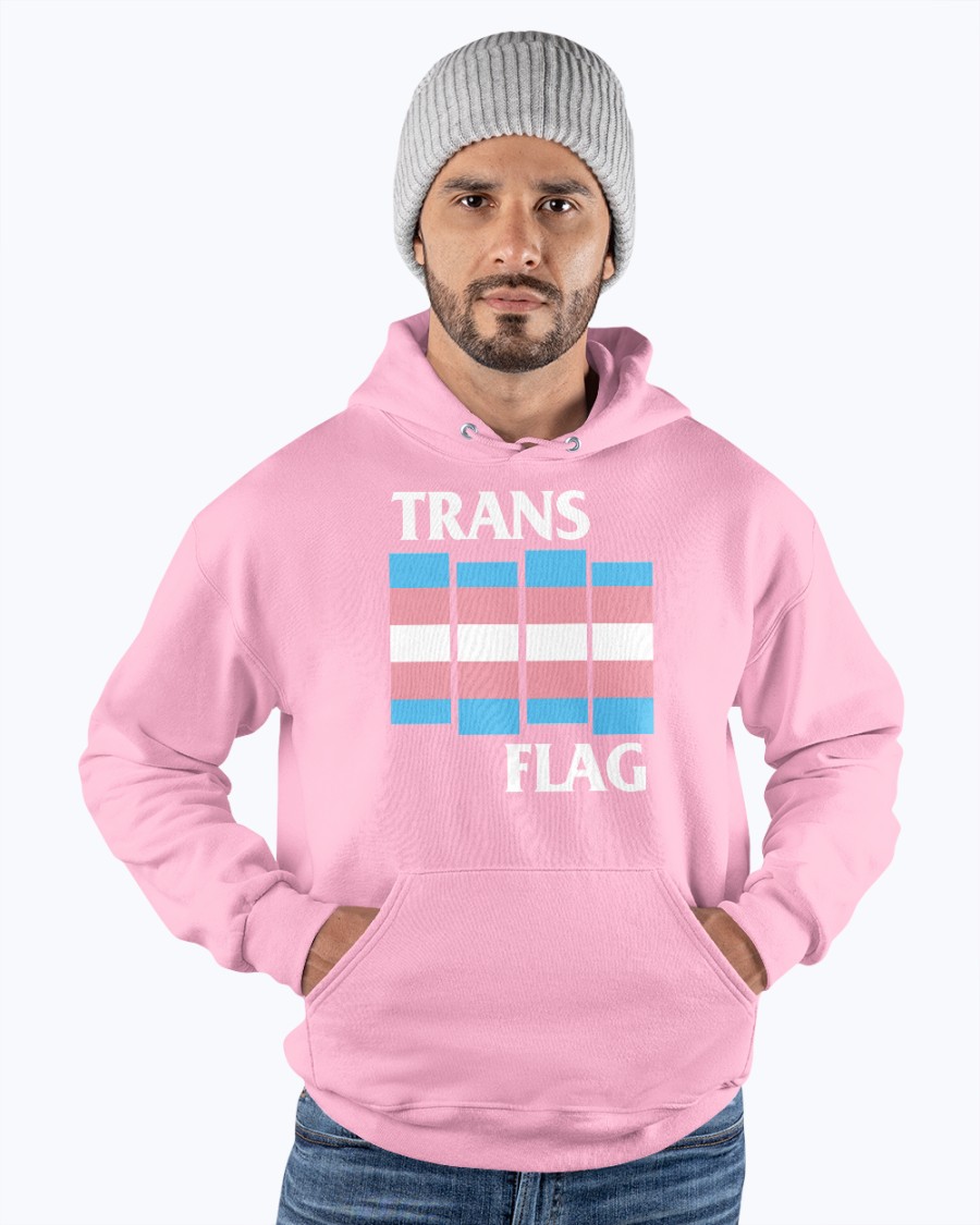 Trans Flag Lgbtqia Tee Transgender Rights - Tiotee