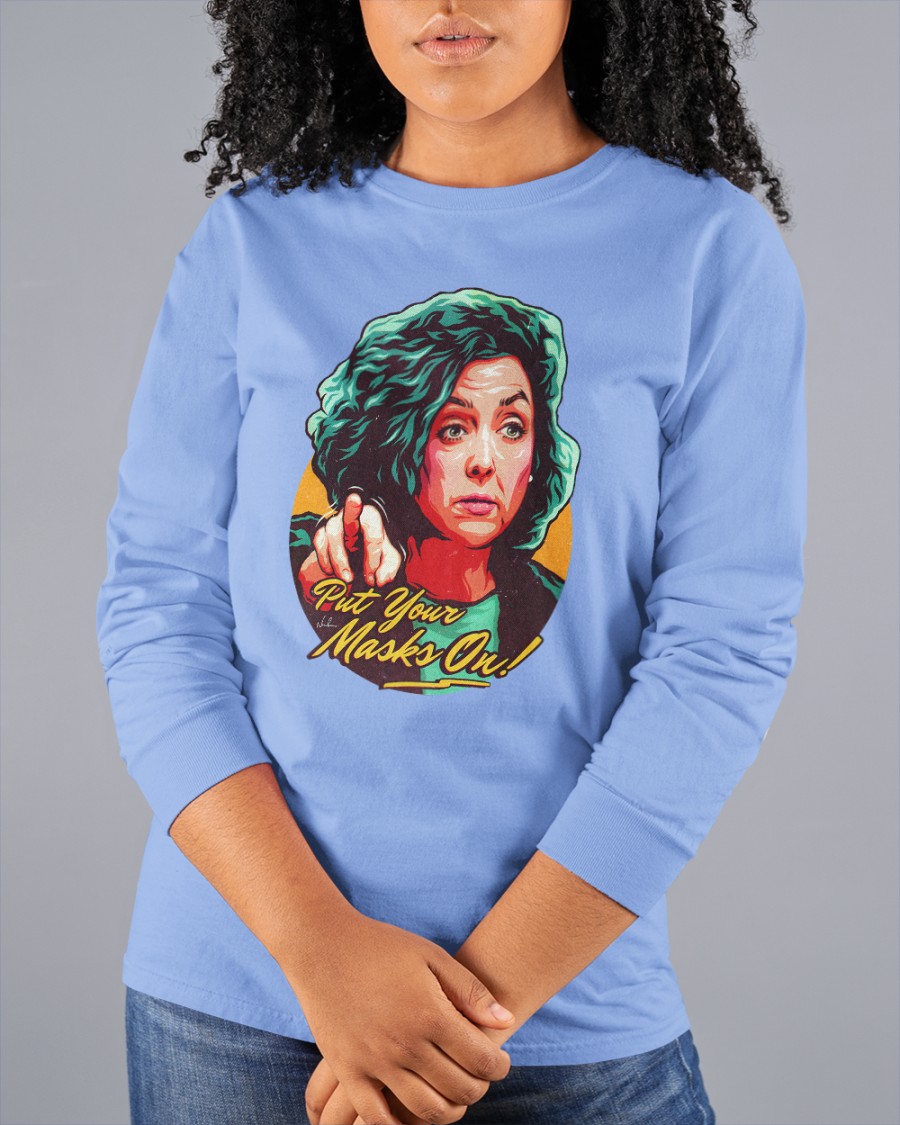 Put Your Masks On Shirt Dr Monique Ryan - Tiotee