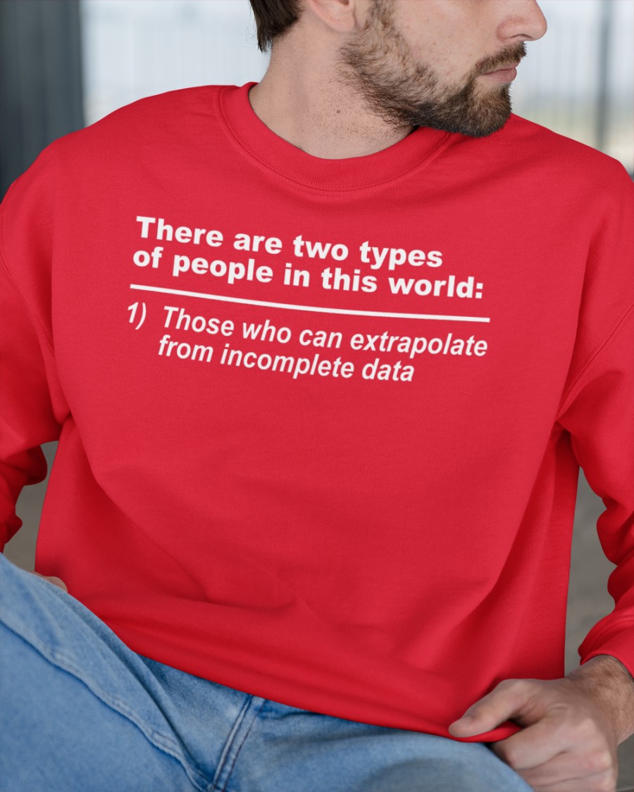 There Are Two Types Of People In This World T Shirt Black - Tiotee